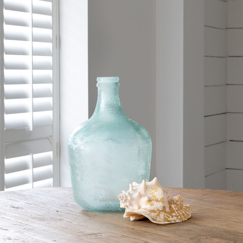 Coastal Cellar Bottle - Vintage Charm with a Fresh Twist - Iron Accents