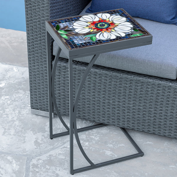 KNF Designs - Florasol Mosaic - Iron Accents