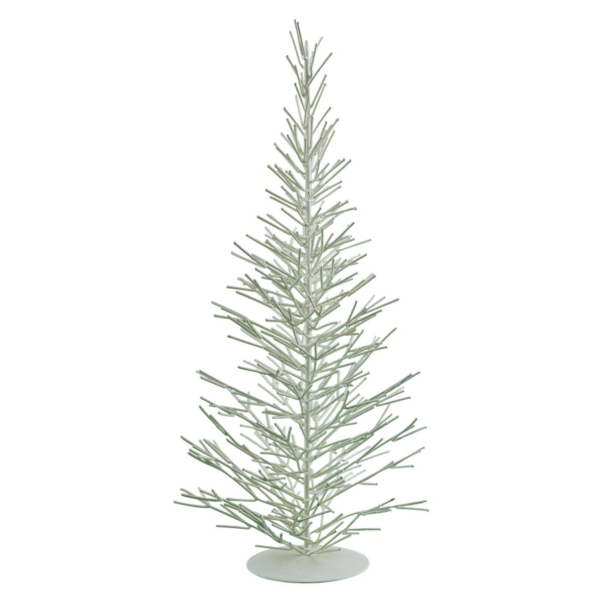 White Metal Twig Trees - Iron Accents