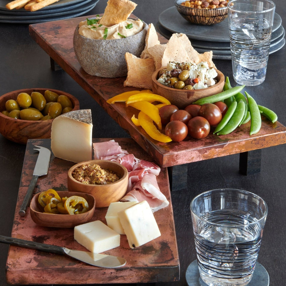 Pedestals & Risers - Iron Accents