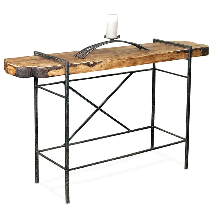 Forged Wrought Iron Console Table - Studio - Iron Accents