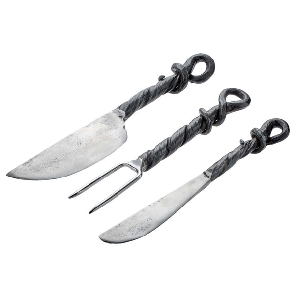 Forged Cheese Set - Handcrafted Stainless Steel Cheese Utensils with ...
