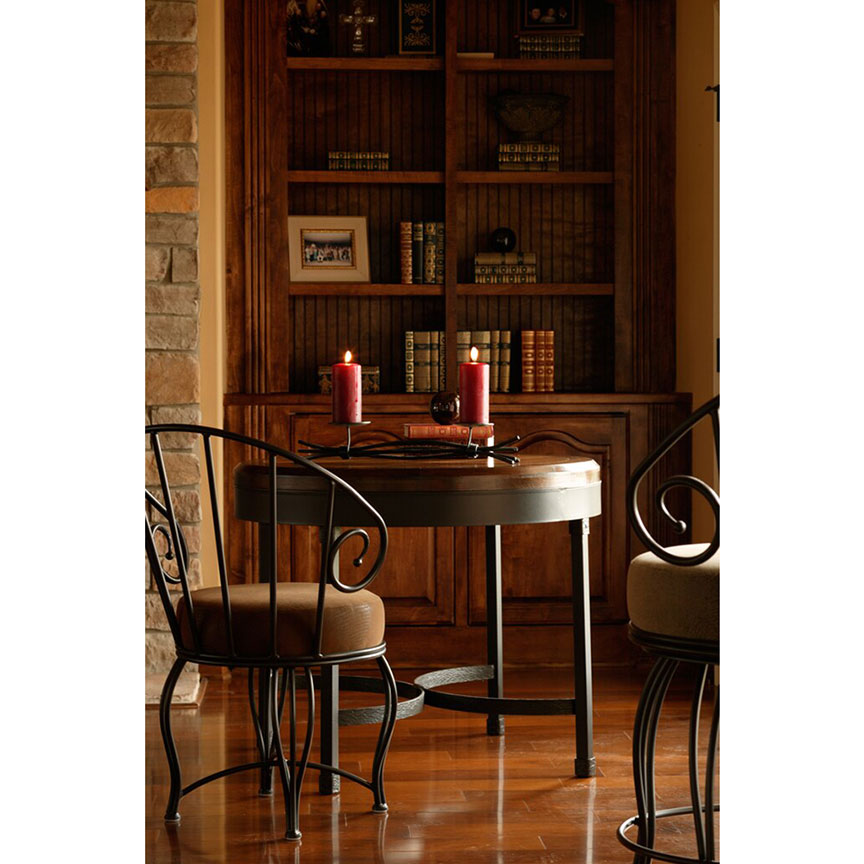 Hand Forged Iron Café Table - Cedarvale - Iron Accents