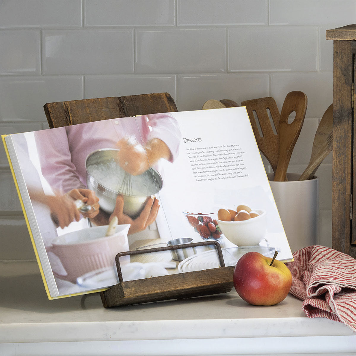 Iron Cookbook Stands - Iron Accents