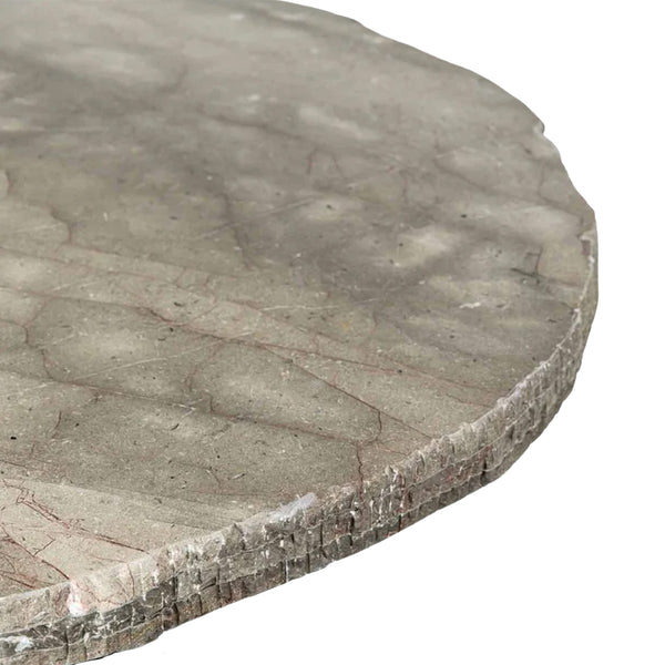 Grey Marble Table Tops - Iron Accents