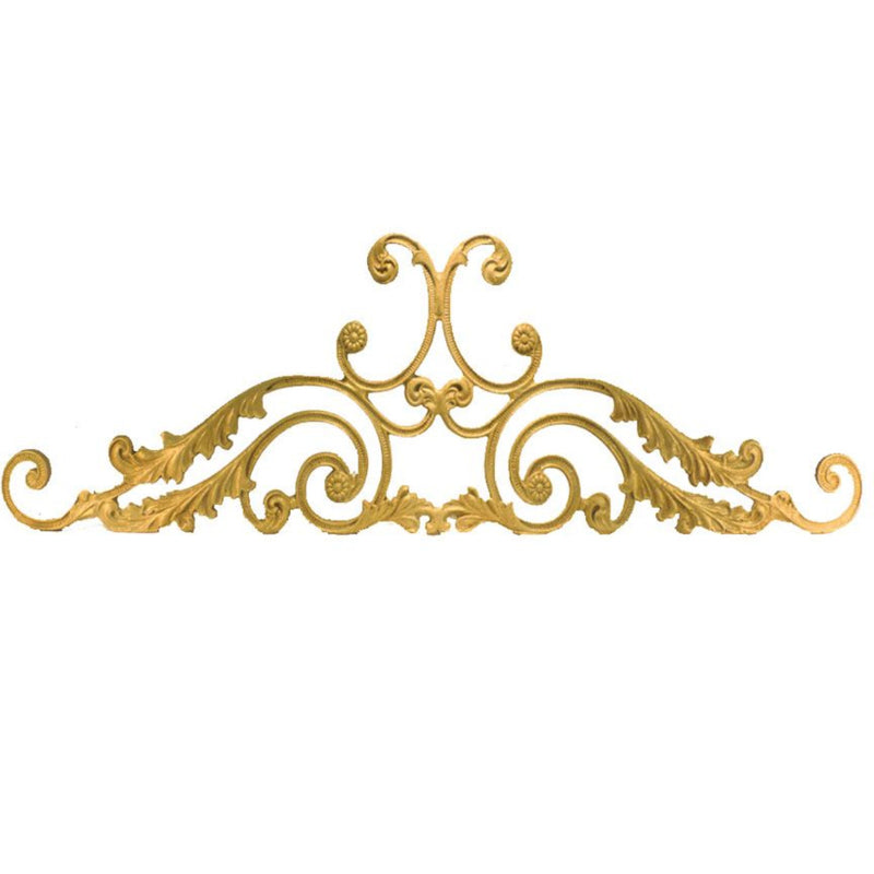 Acanthus Large Drapery Crown | Ornamental Window Accent | USA Made ...