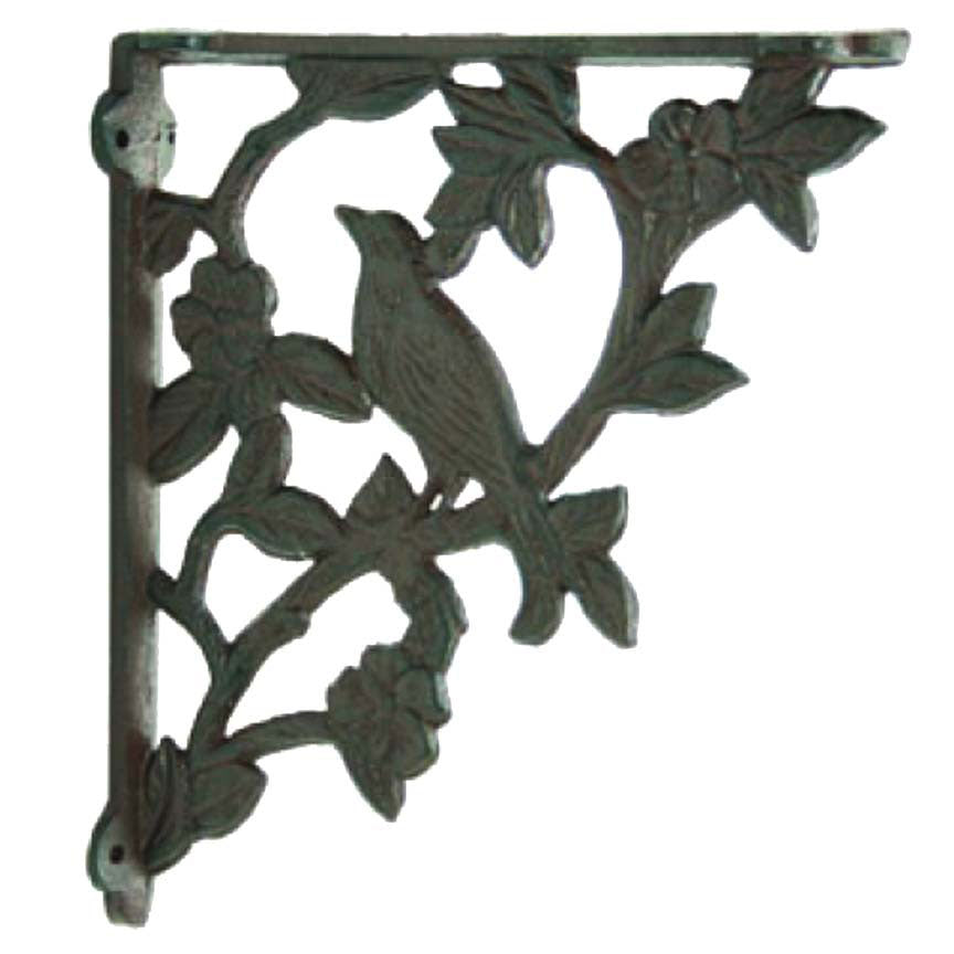 Metal & Iron Decorative Shelf Brackets - Iron Accents