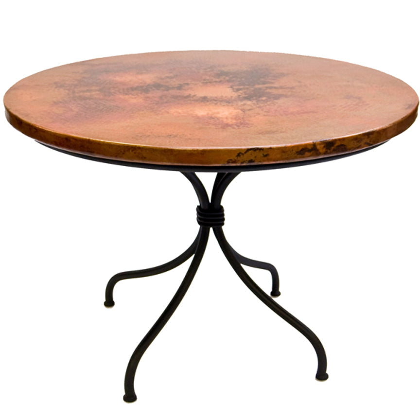 Wrought Iron Dining Table/Base for 48" Top - Ilesa - Iron Accents