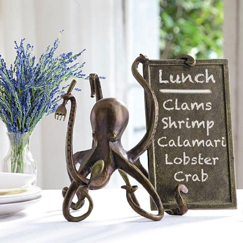 Octopus Message / Menu Board - Iron Accents