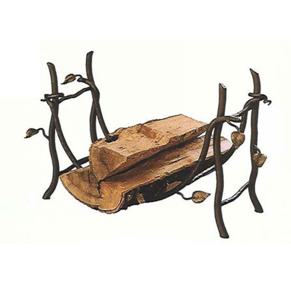 Wrought Iron Log Holders | Firewood Storage & Hearth Decor - Iron Accents