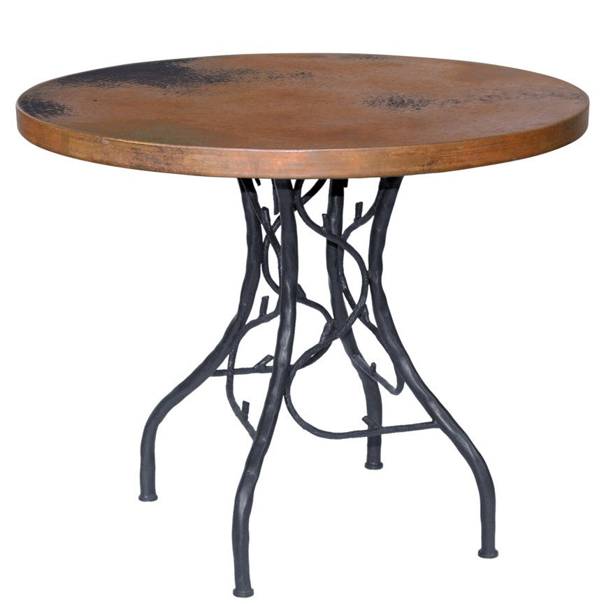 Iron Dining Tables & Bases - Fine Crafted Wrought Iron Dining Room ...
