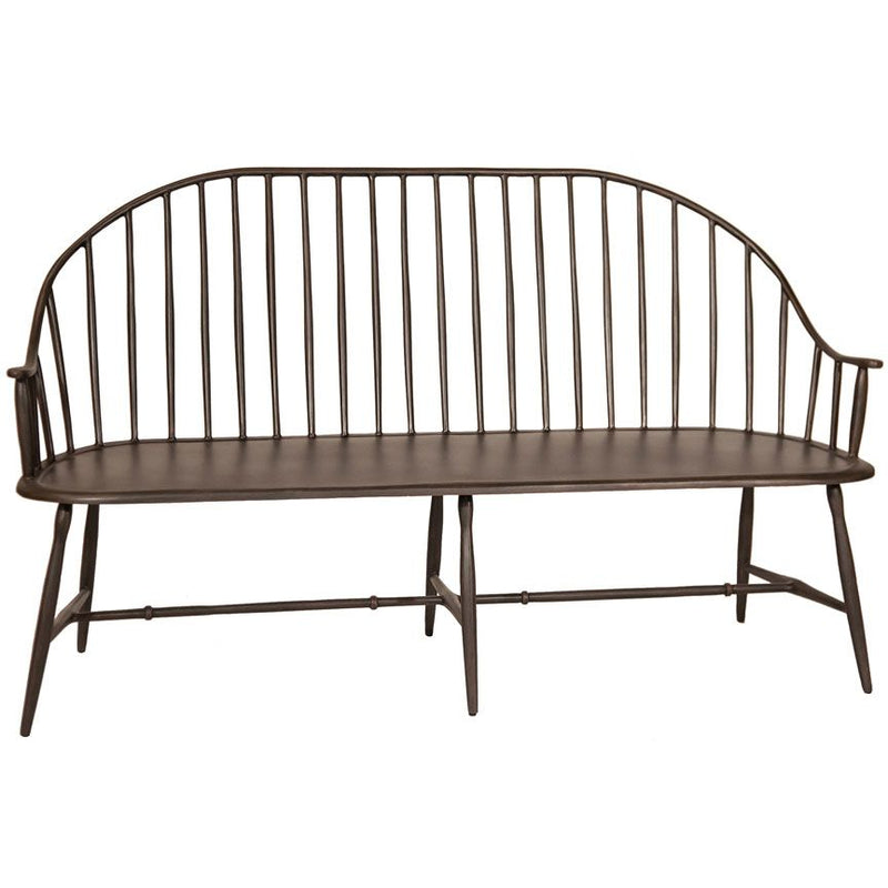 Windsor Bench - Iron Accents