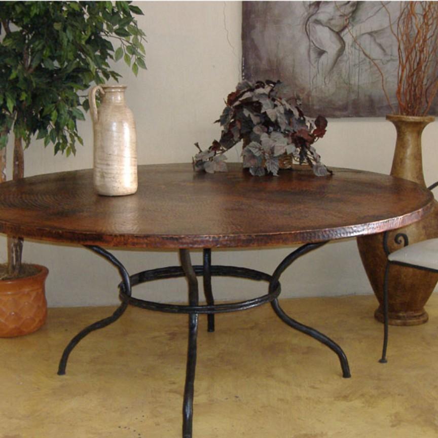 Iron Dining Tables & Bases - Fine Crafted Wrought Iron Dining Room ...